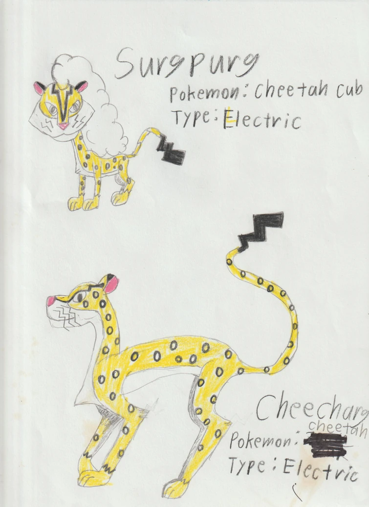 Cheetah Pokemon Design | Fandom