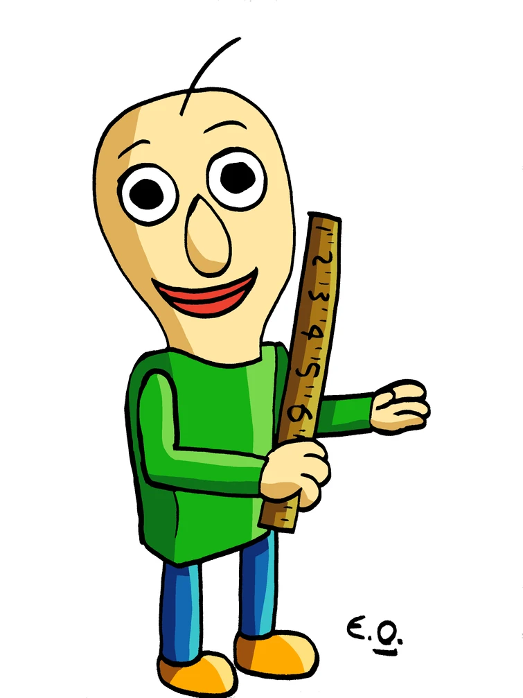 My drawing of Baldi | Fandom