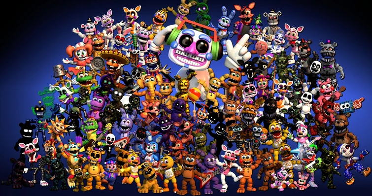 The FNAF characters in TADC be like: | Fandom