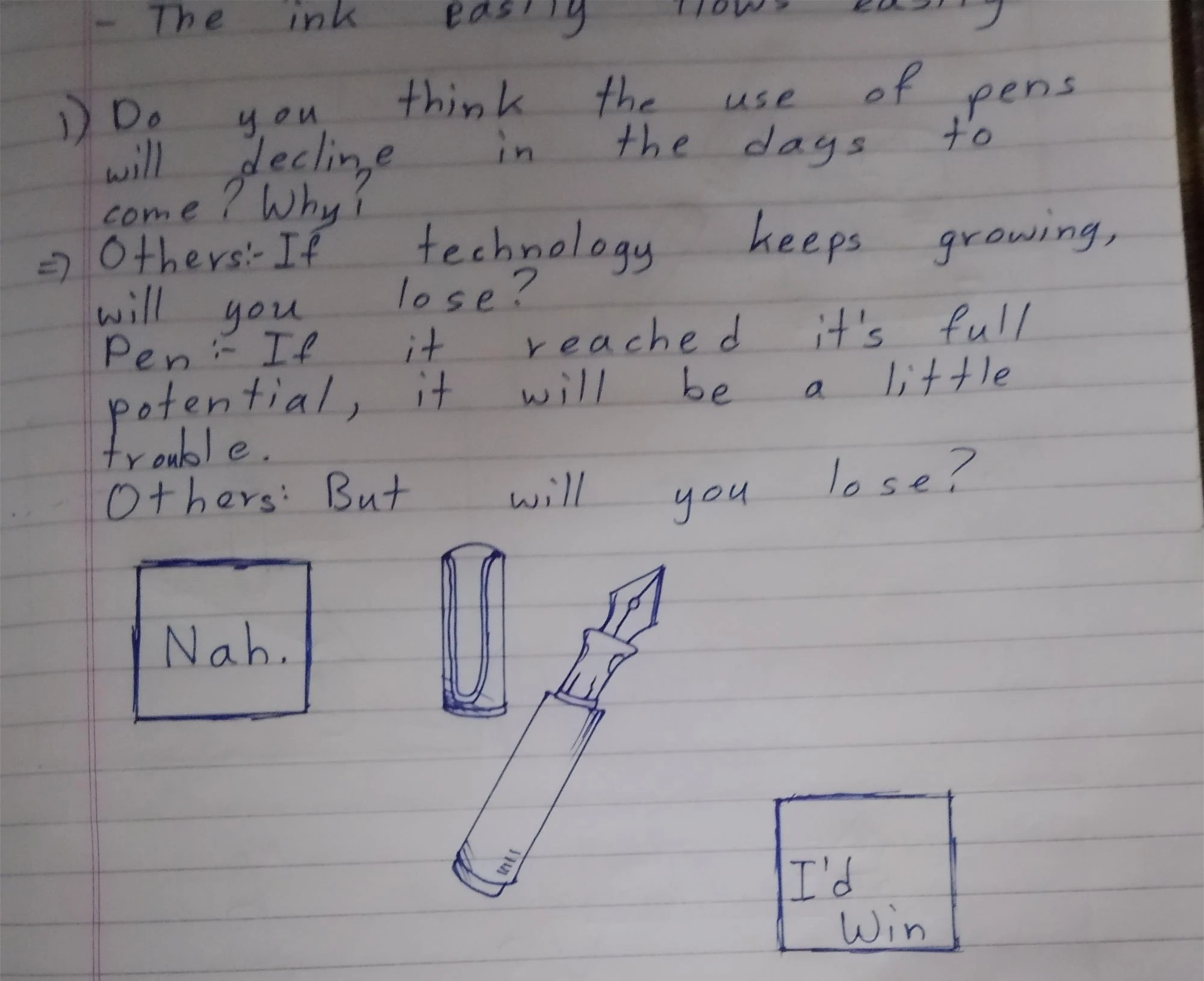 An answer to a question in my English book | Fandom