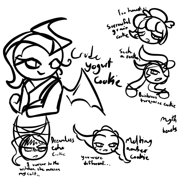 Myth beasts sketches (you gonna have to click on the picture, idk what ...