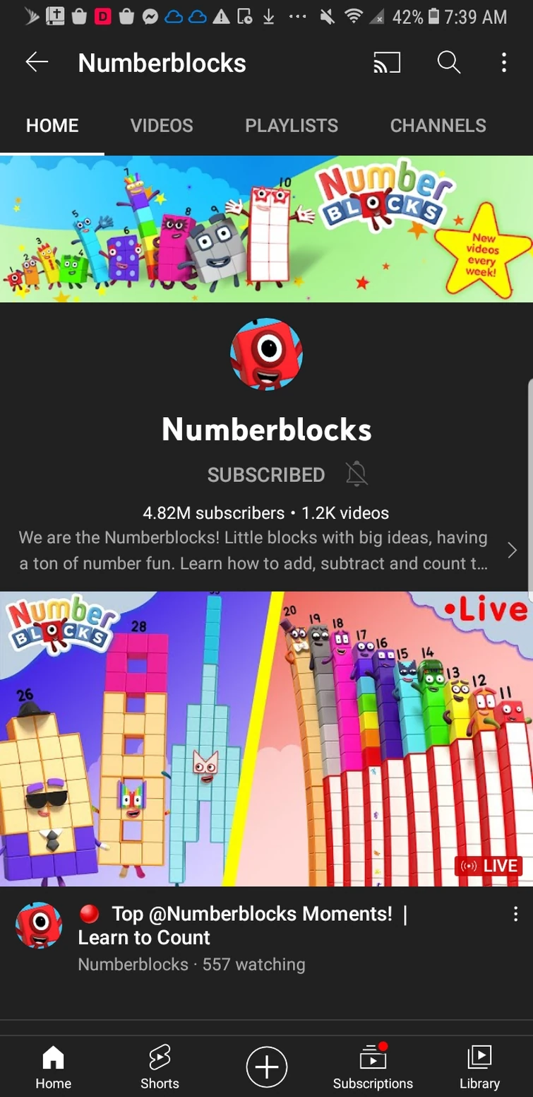 Since when did numberblocks change their youtube format- | Fandom
