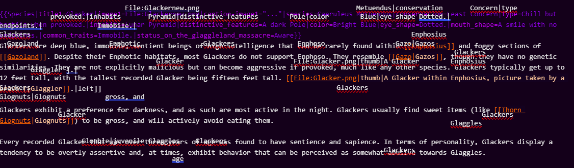 wtf is going on with my wikitext | Fandom