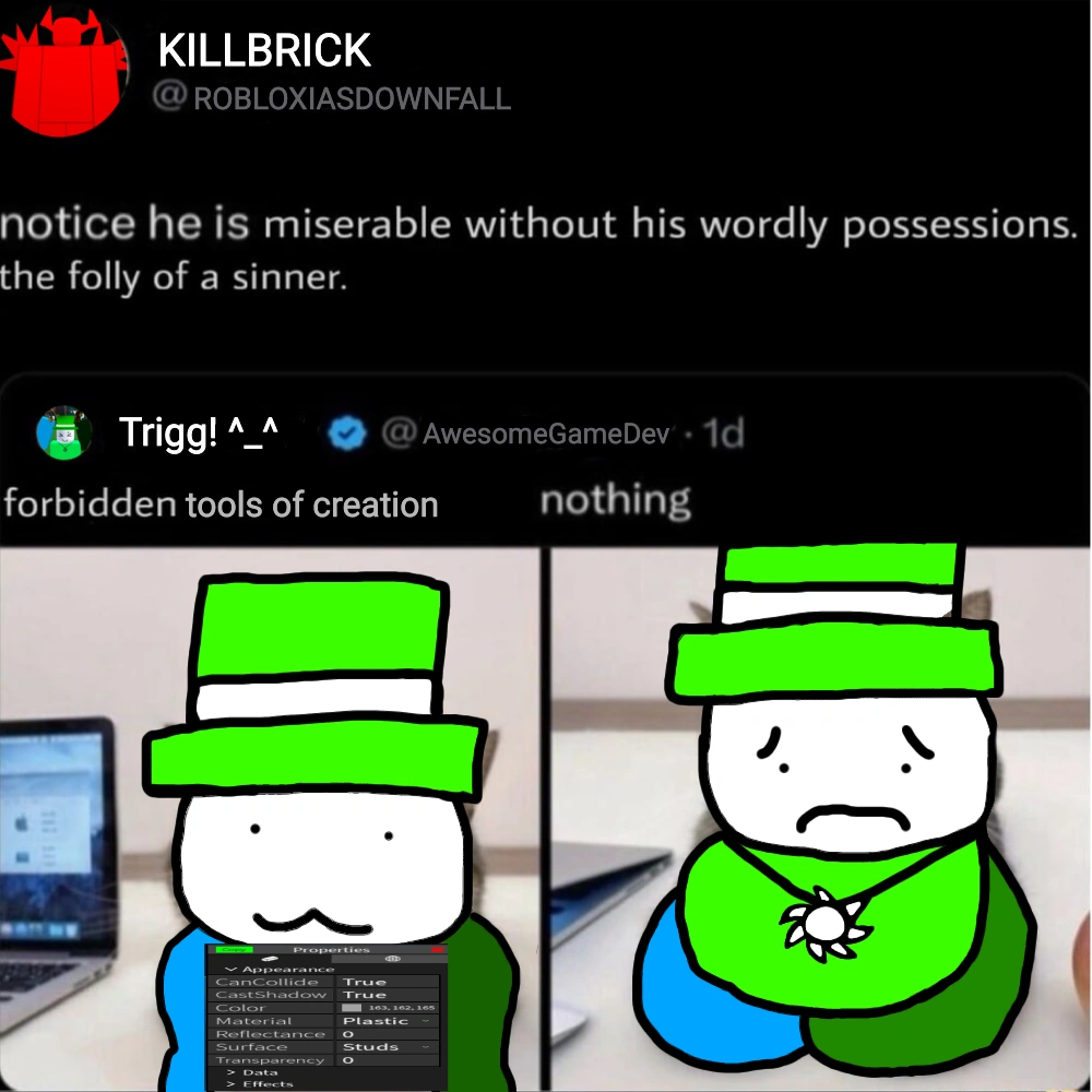 notice he is miserable without his wordly possessions. the folly of a ...