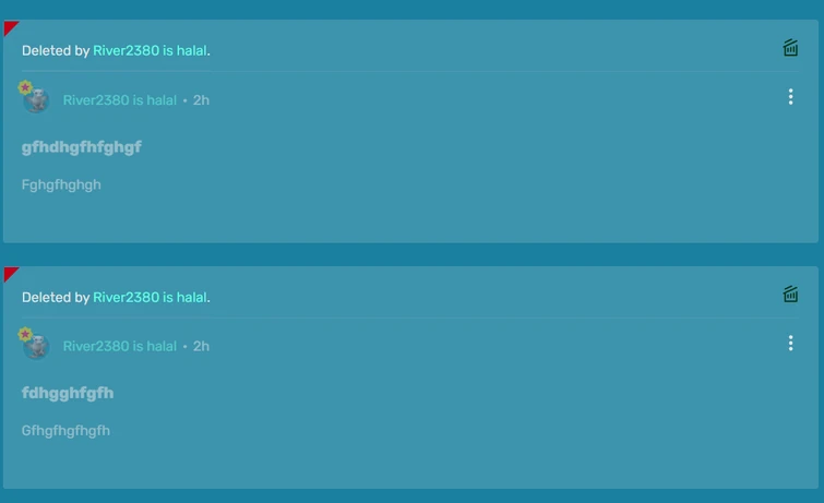 River griefed my message | Fandom