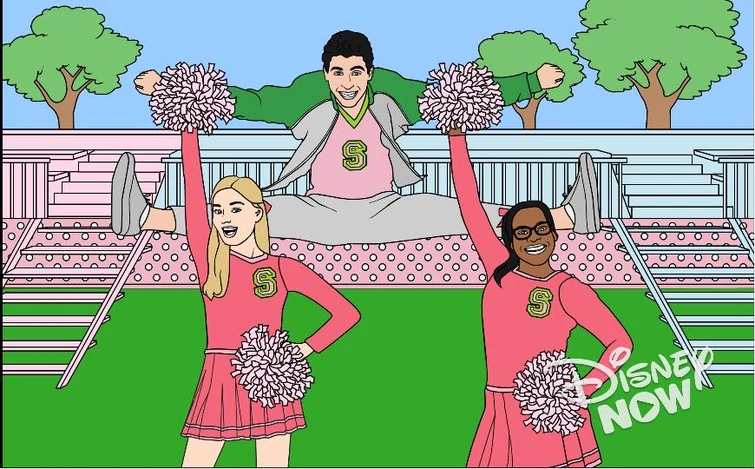 I colored Addison Wells, Bucky Buchanan, and Bree in Z-O-M-B-I-E-S from ...