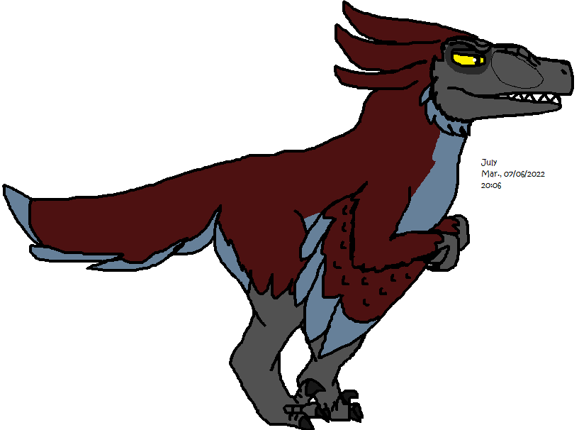 DIbujos del Pyroraptor. | Fandom