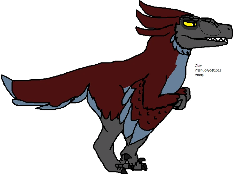 DIbujos del Pyroraptor. | Fandom