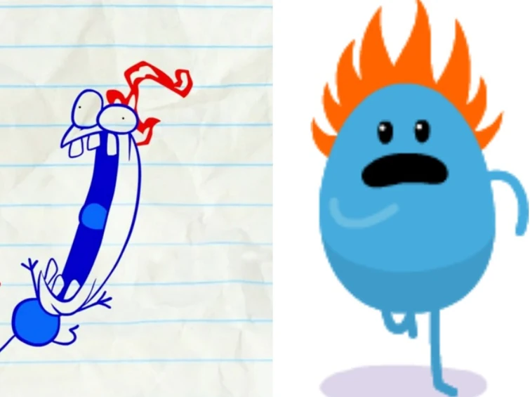 a comparison between pencilmate with fire and numpty with fire not ...