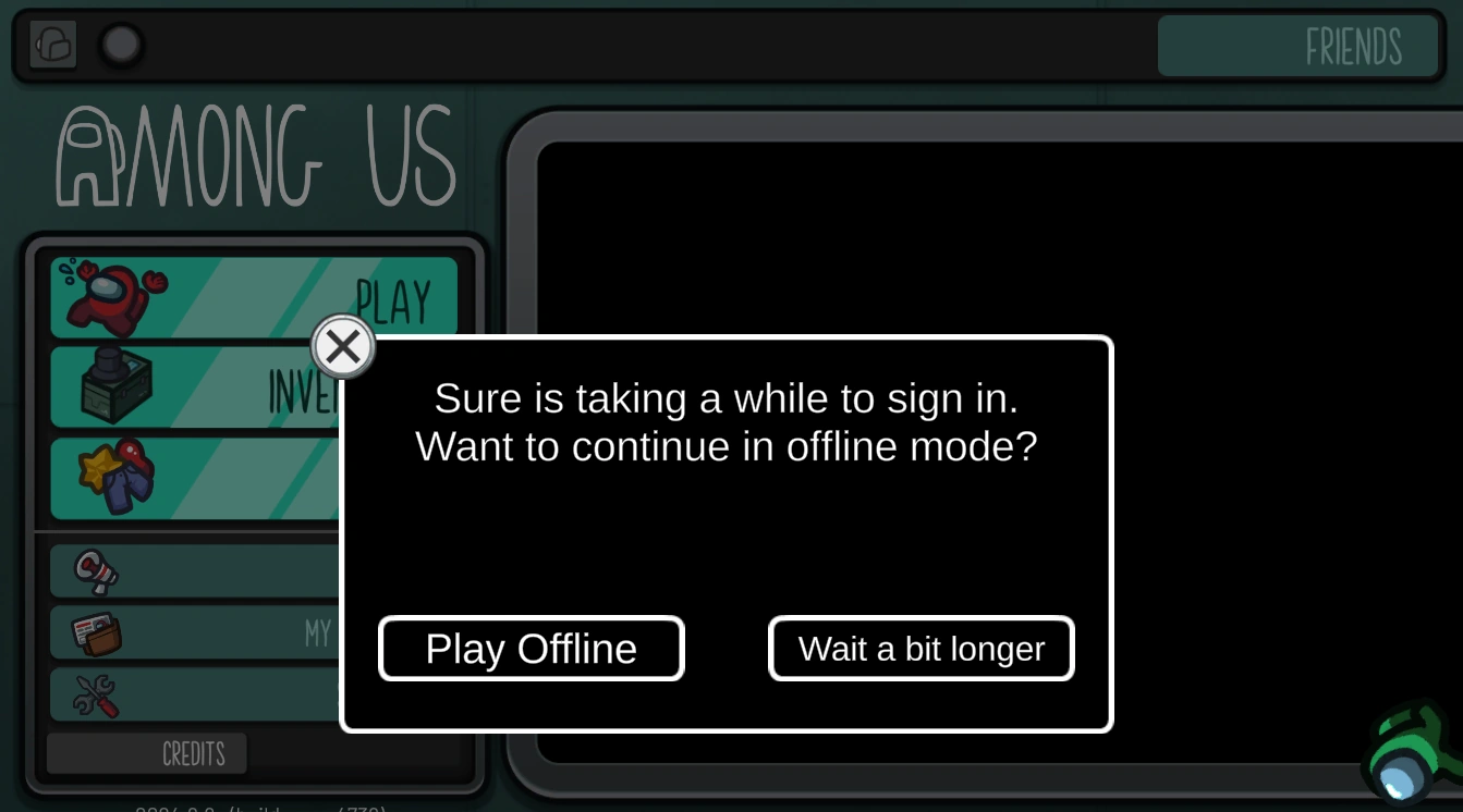 My among us game keeps glitching and never loading | Fandom