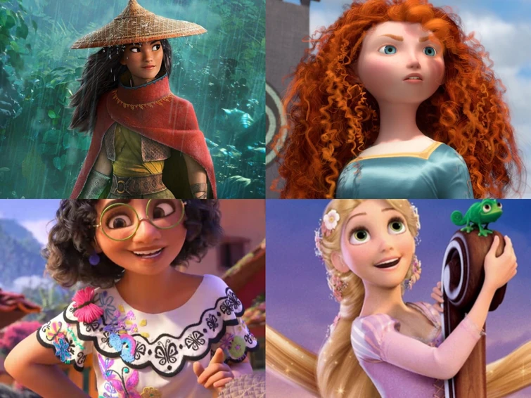 Who imagine and wants to see Rapunzel, Merida, Raya and Mirabel being ...