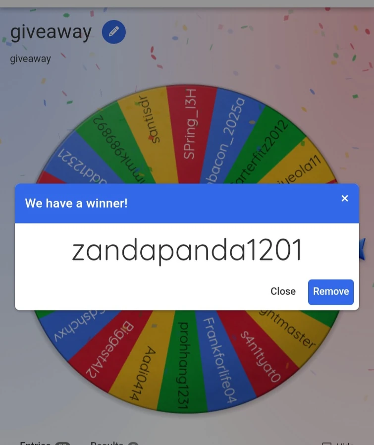 ZANDA PANDA IS THE GIVEAWAY WINNER | Fandom