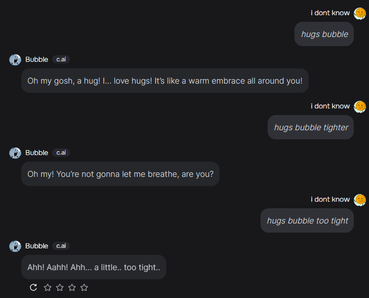 character.ai bubble | Fandom