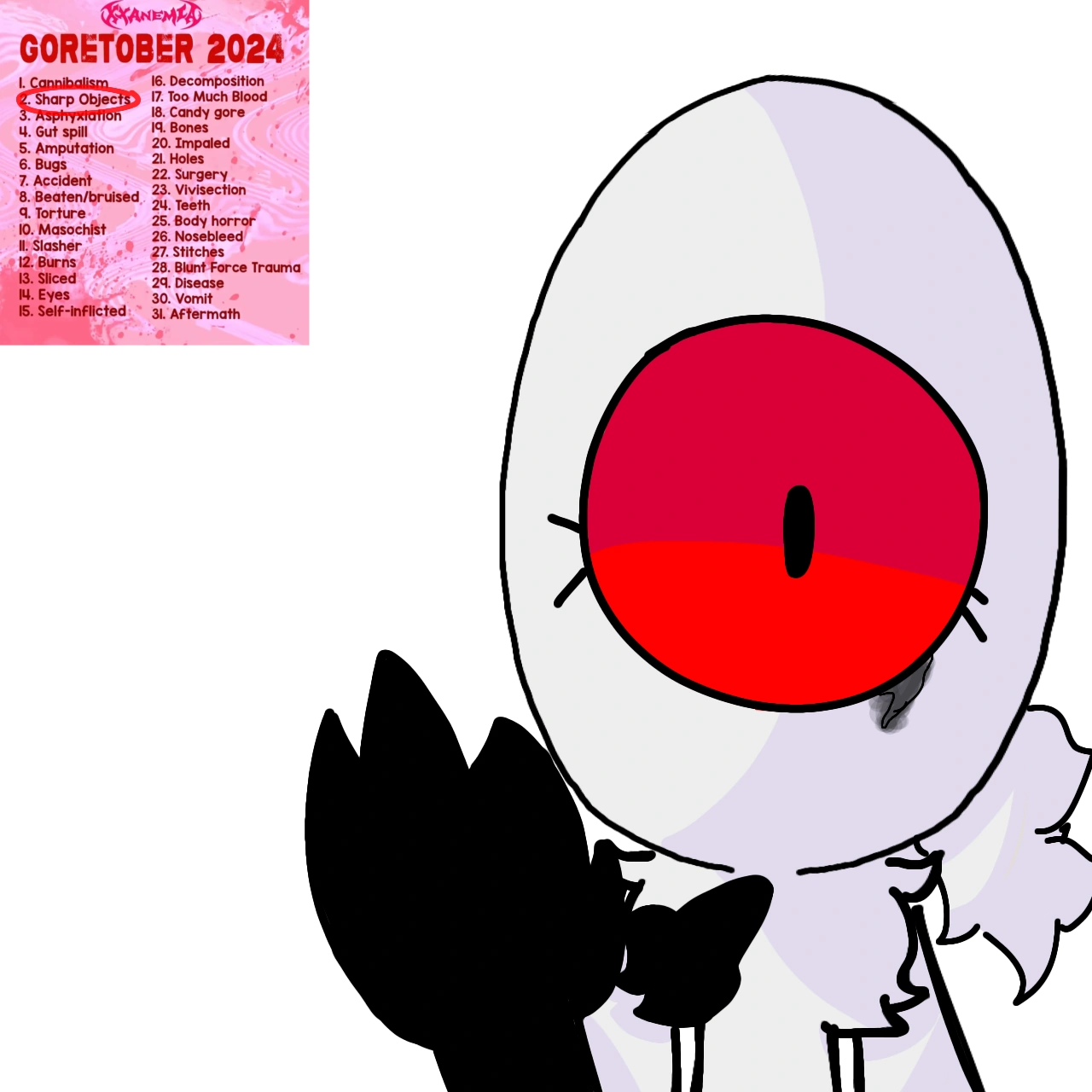 hehehe its4 in the morning (goretober day 2) | Fandom