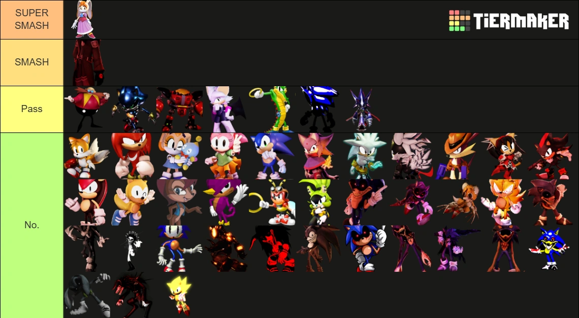 My Super Awesome Smash or Pass OM Tier List, less go | Fandom