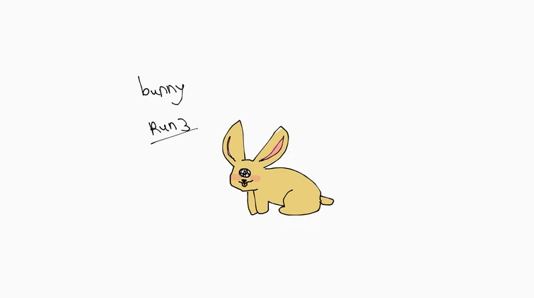 run 3 characters as humans! (except bunny and lizard and im still ...