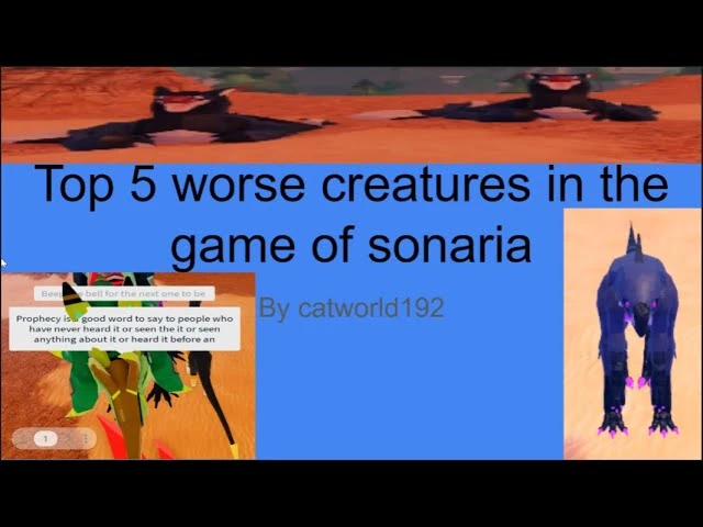 top 5 worst creatures of sonaria | Fandom