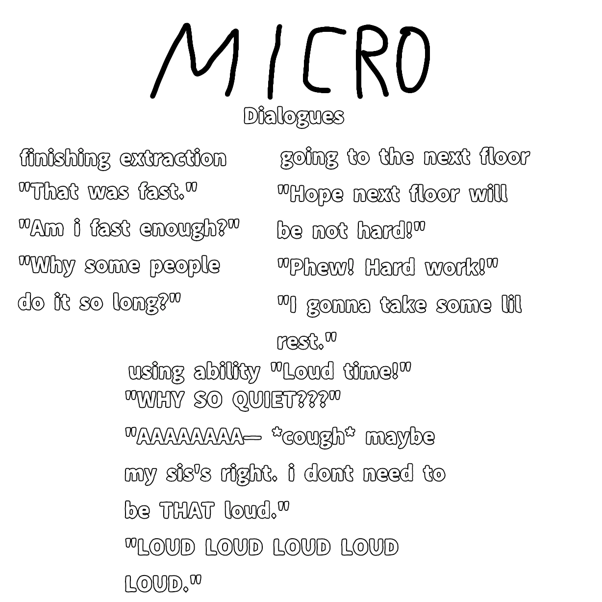 MORE INFO ABOUT MICRO: SHEET №1 | Fandom