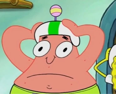 Am I the only one who thought Patrick's mouth was his nose here? | Fandom