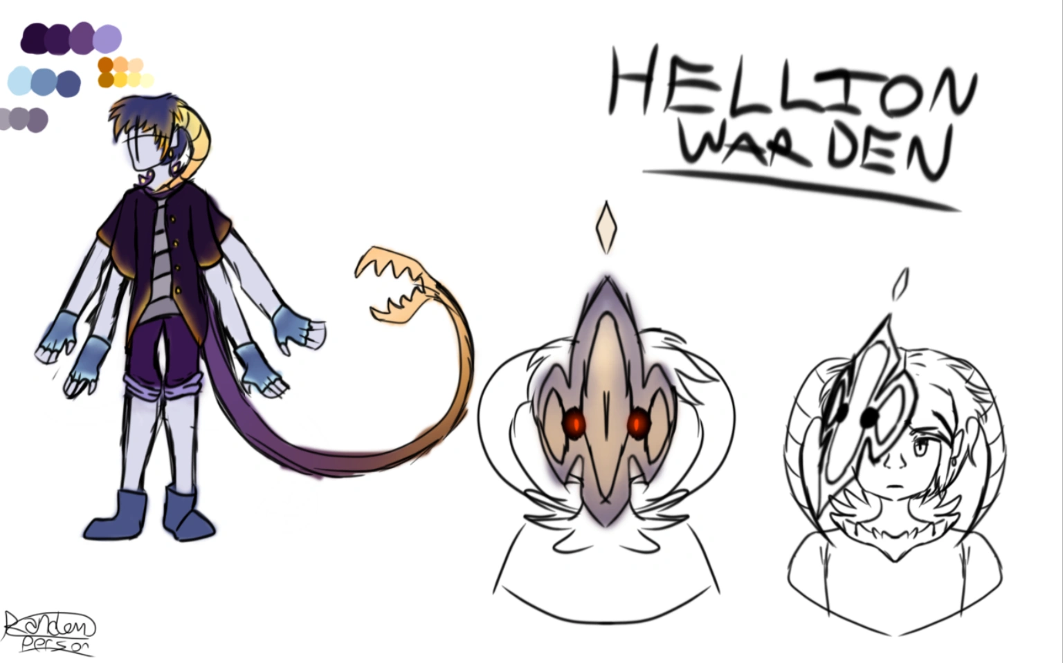 Hellion Warden: Finished character refsheet! | Fandom