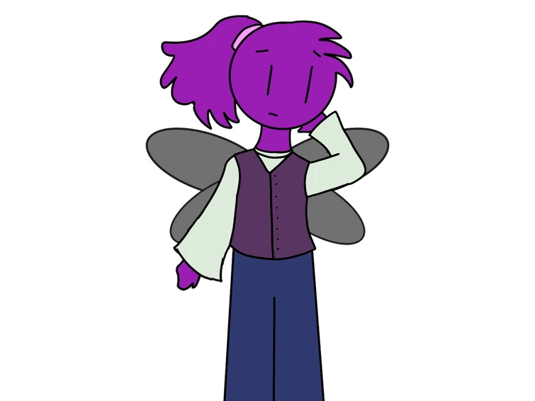 Random purple doodle | Fandom