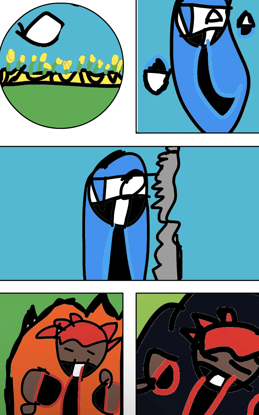 spring feild of burning flowers | Fandom