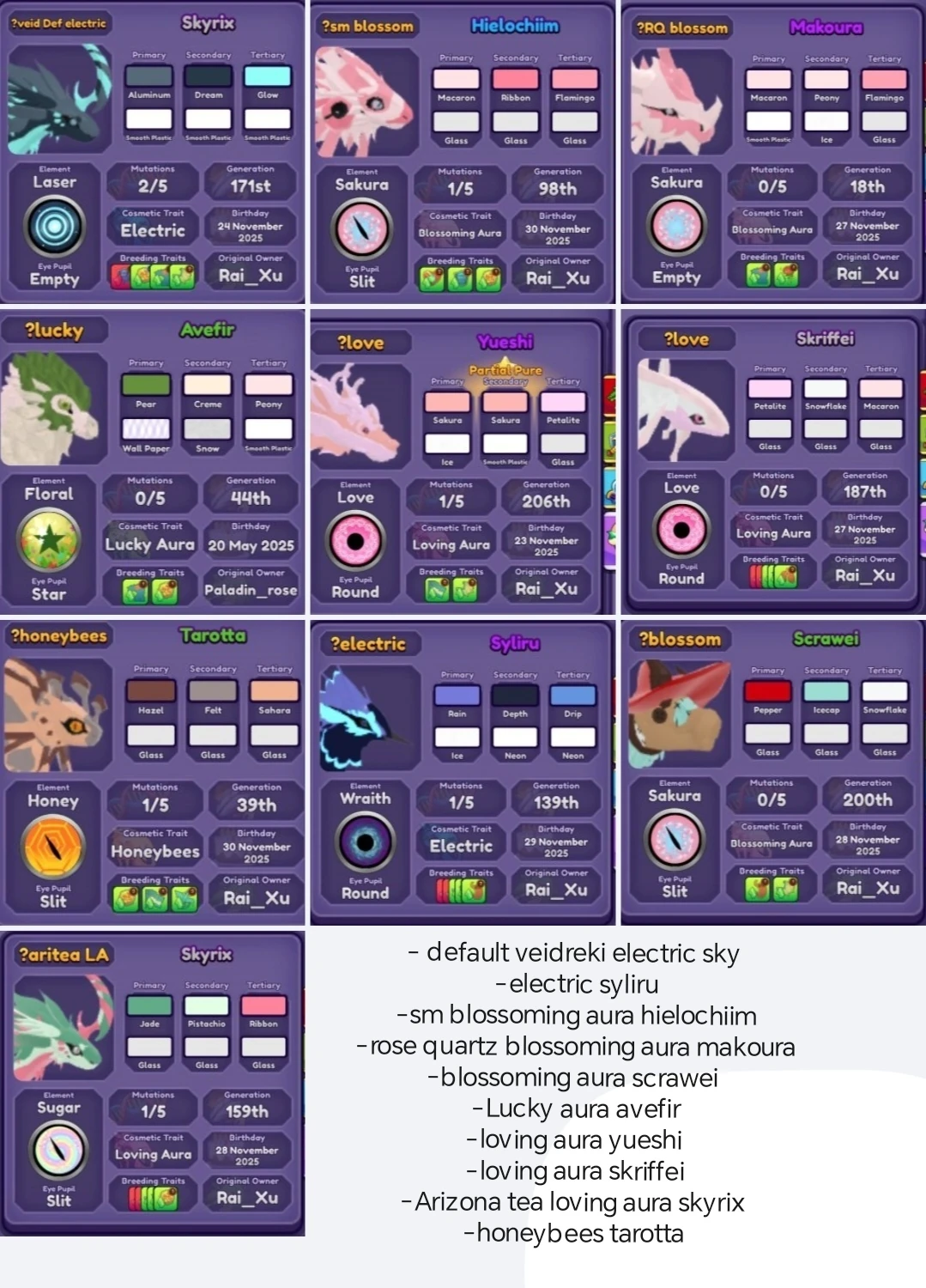 Selling a bunch of cosmetic dragons | Fandom