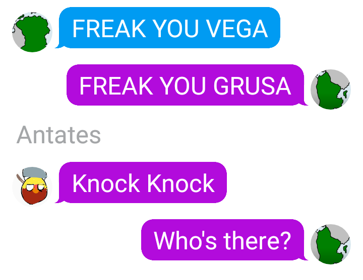 Grusa Vega and Antares having a conversation | Fandom