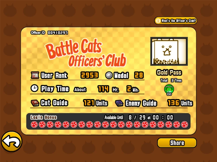 Its that time again! Flex your Battle Cats Officers Club Card! | Fandom