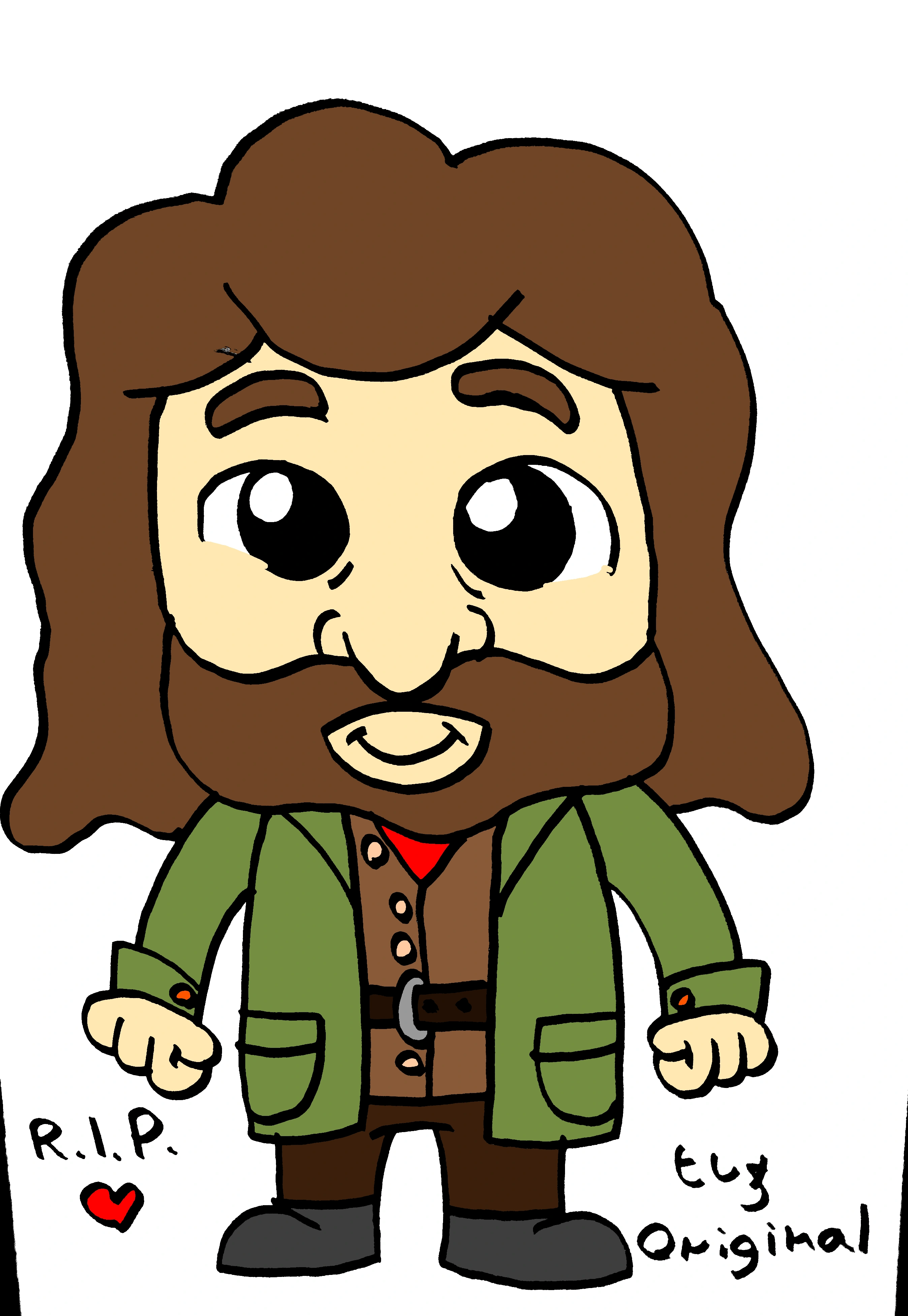 My tribute drawing of Hagrid | Fandom