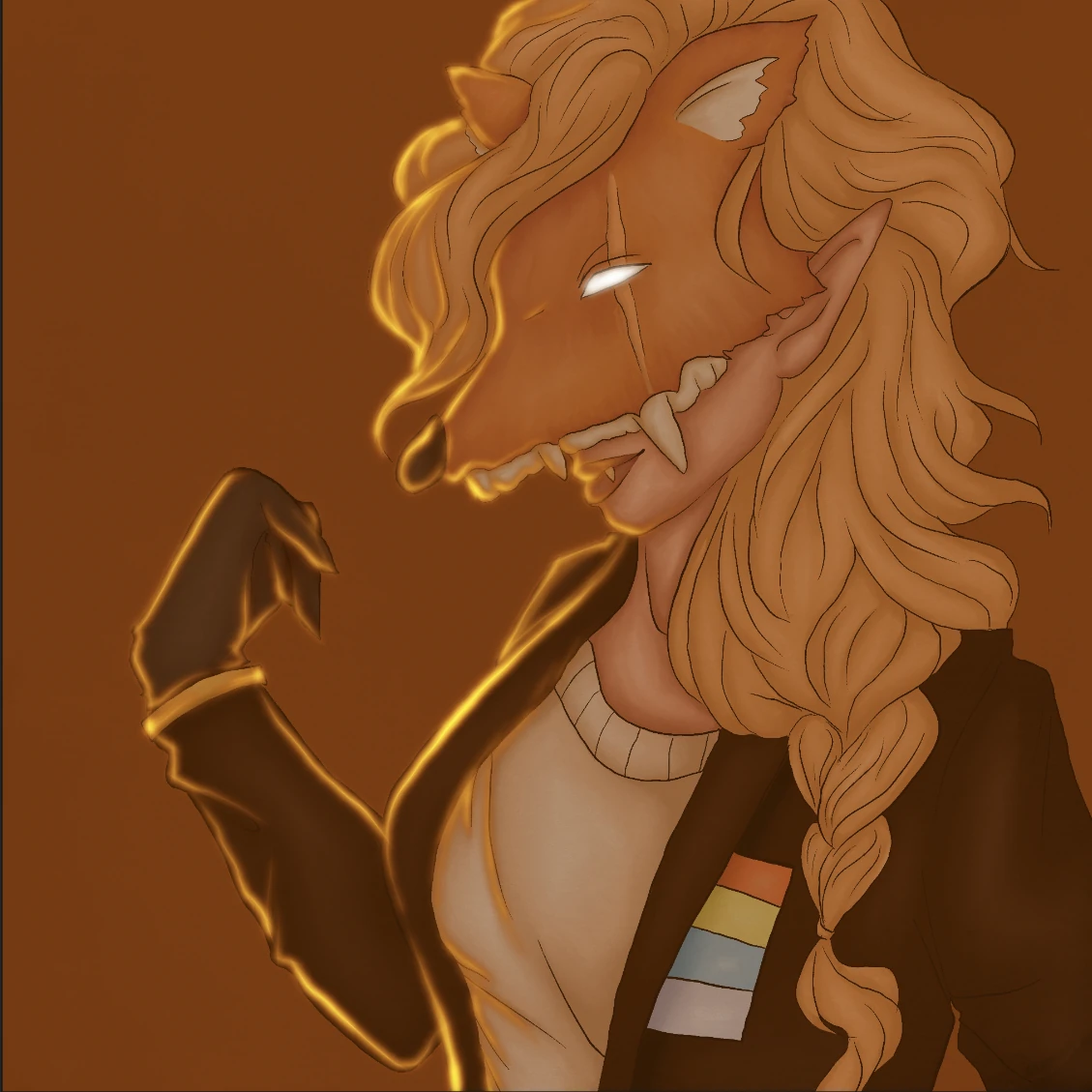 Fundy as a girl - final drawing | Fandom