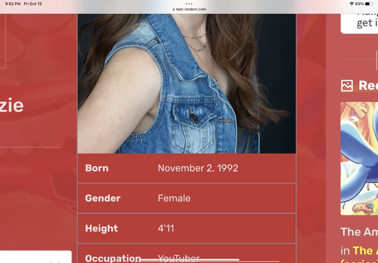 Lizzie Freeman be a shortie | Fandom