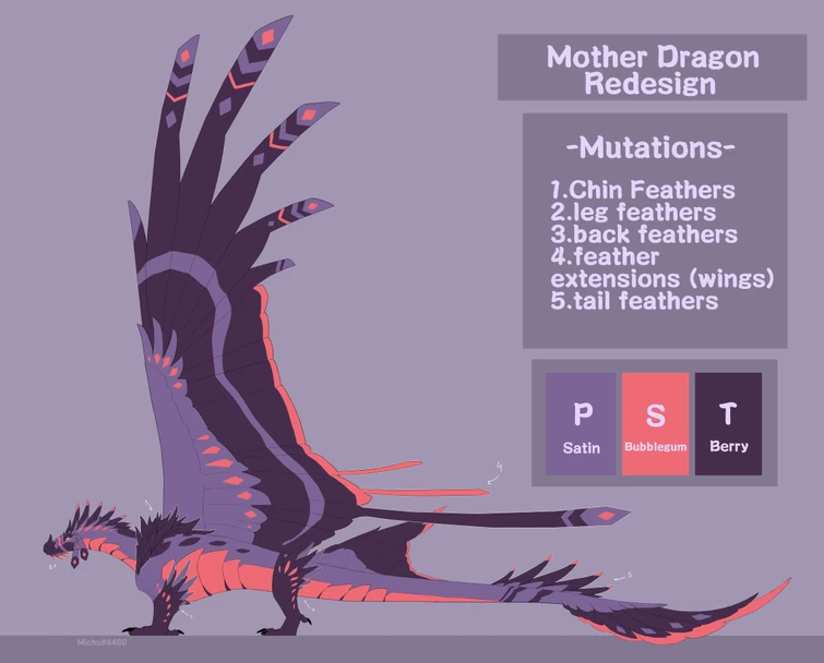 A showcase of every Mother Dragon redesign submitted so far (discord ...