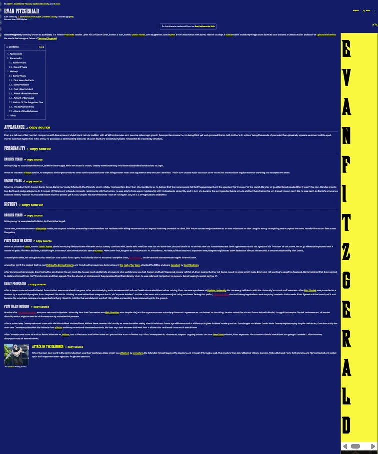 Wiki Font in infobox | Fandom