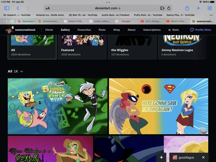 YouTube channel and Sean’s Productions & Seanscreations1 of the ...