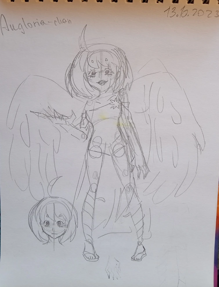 Auglur anime style (gijinka) drawing | Fandom