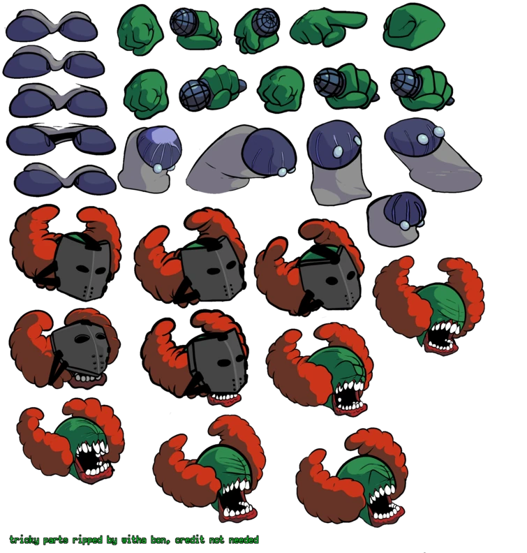 Tricky sprites broken apart | Fandom