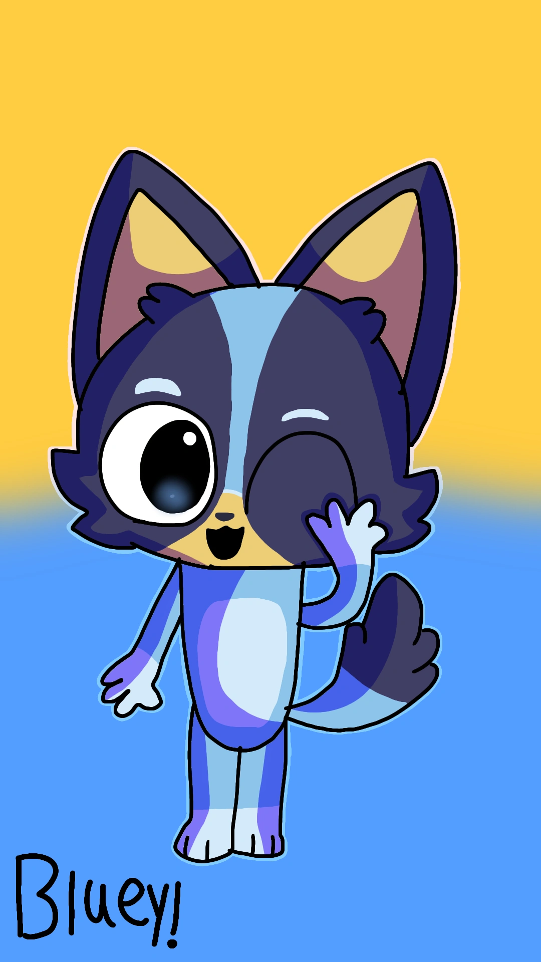 I Drew Bluey In My Art Style! | Fandom