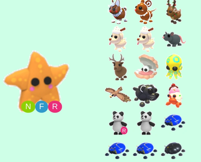 someone with a nfr starfish better do this trade | Fandom