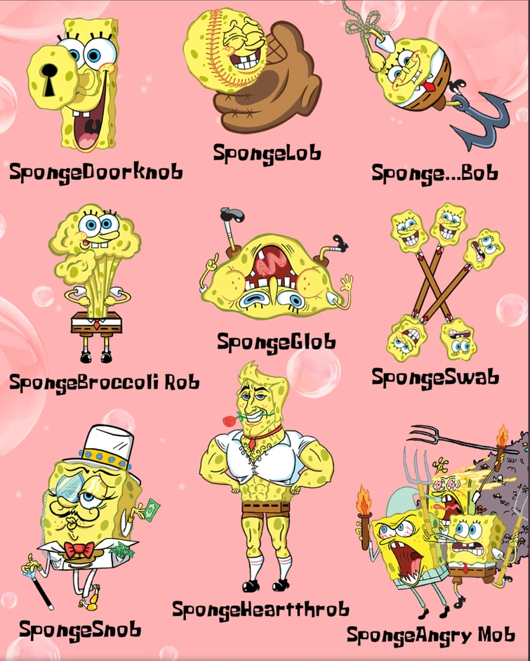 The Many Faces of SpongeBob | Fandom