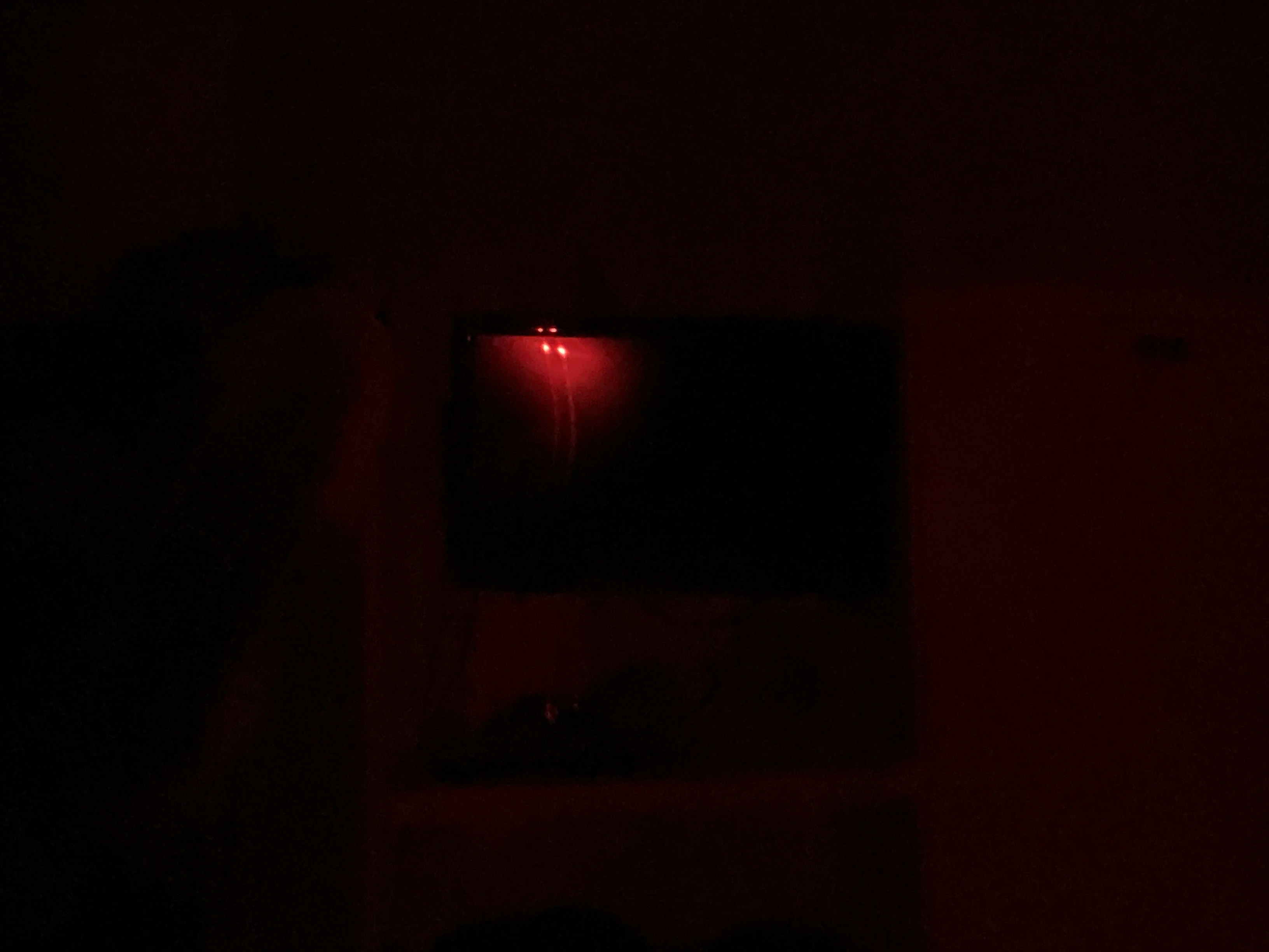 I pointed a red flashlight at my tv and… | Fandom