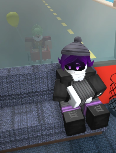 I'm just chilling cosplay as Uzi, until my sis cosplay as Sprout just ...