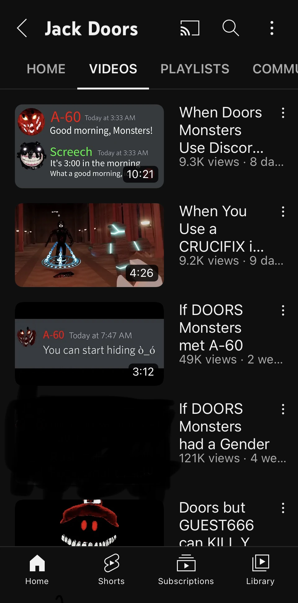 The finest doors cringe. (Ignore blacked out thumbnail) | Fandom