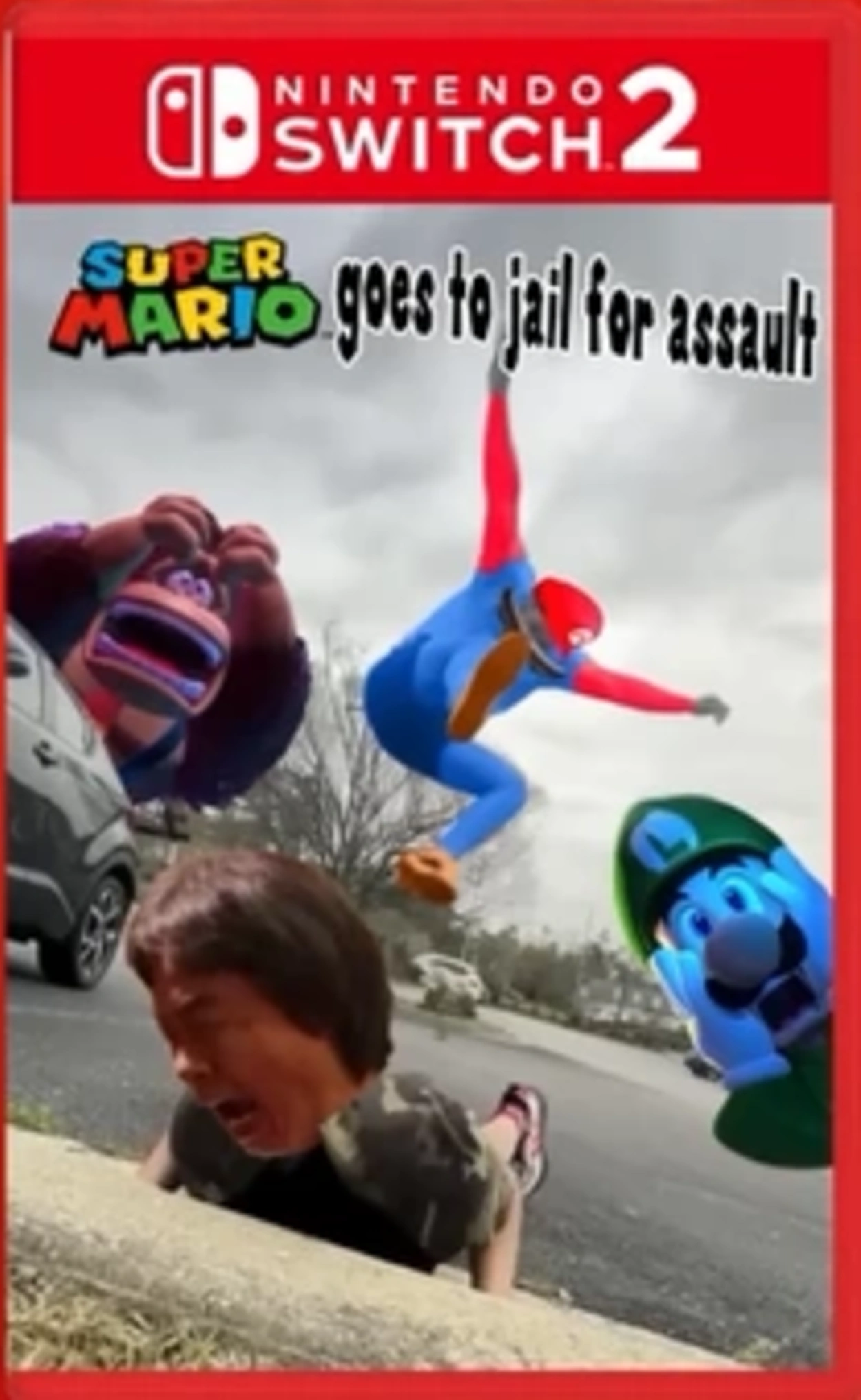Super Mario Goes To Jail For Assault for Nintendo Switch 2! Coming Next ...
