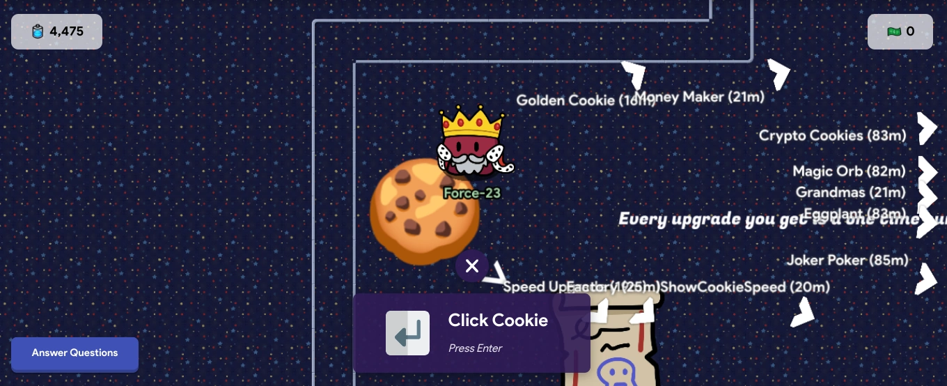 Do you guys know creative gamamode cookie clicker? | Fandom