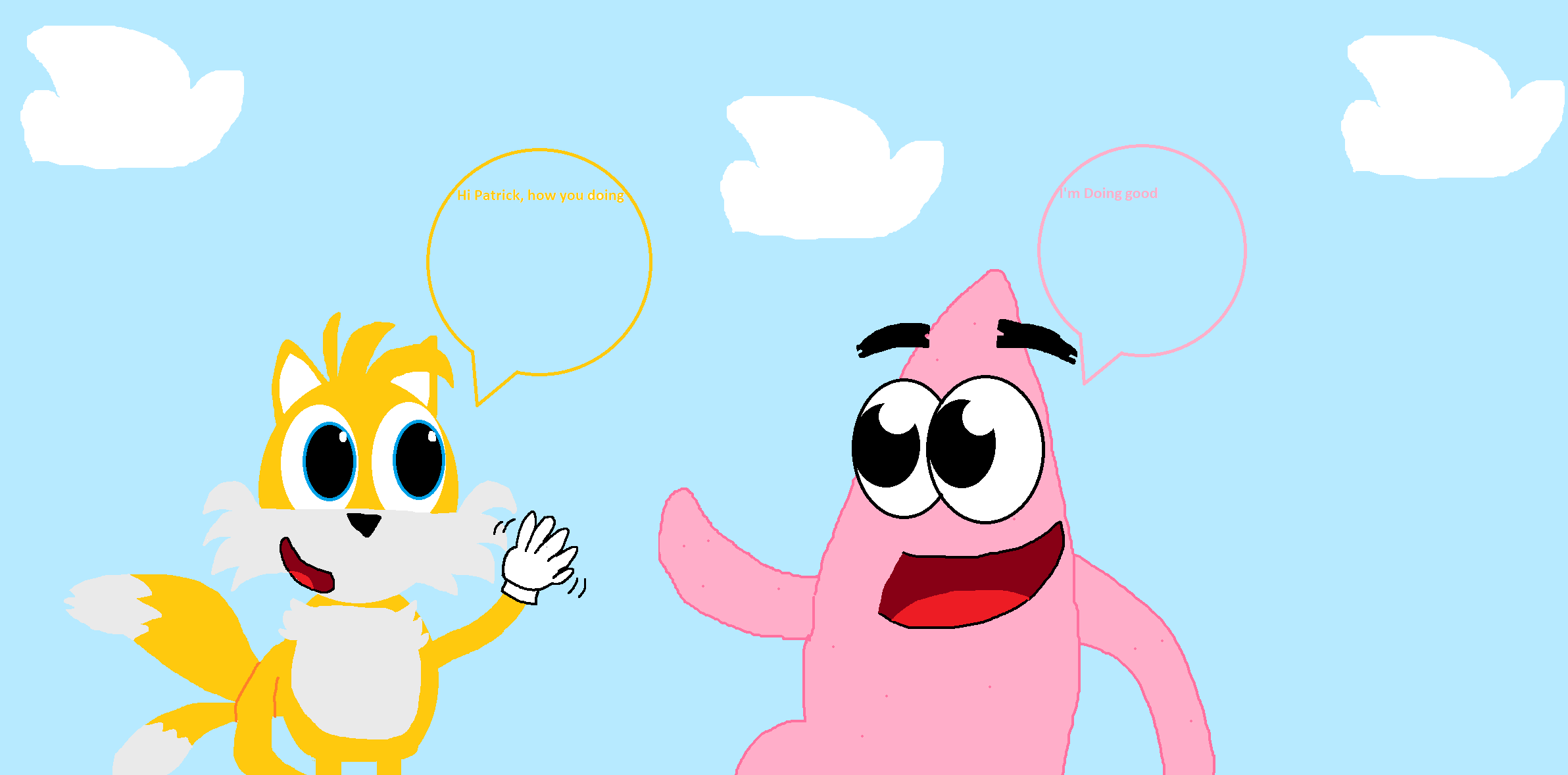 Tails meets Patrick | Fandom