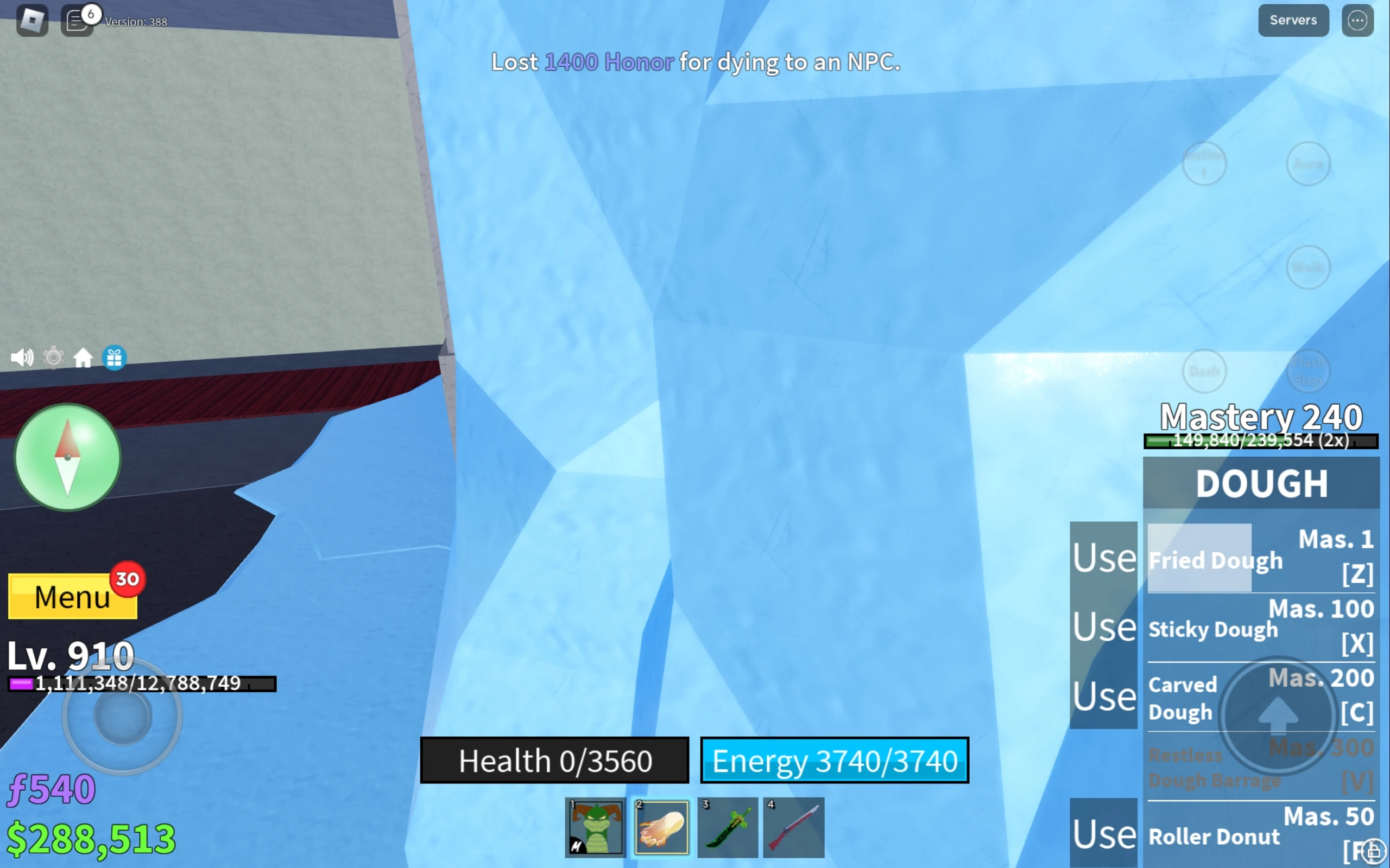 Awk ice admiral stuck in wall when i use X move | Fandom