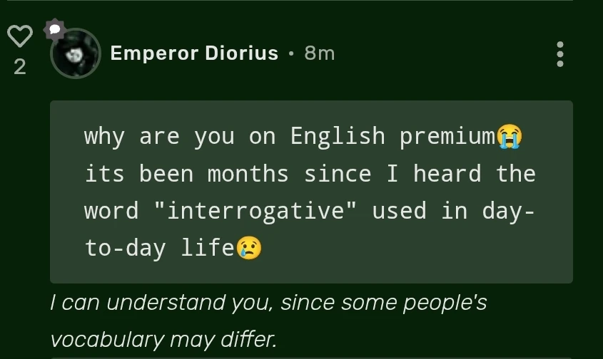 English premium. | Fandom