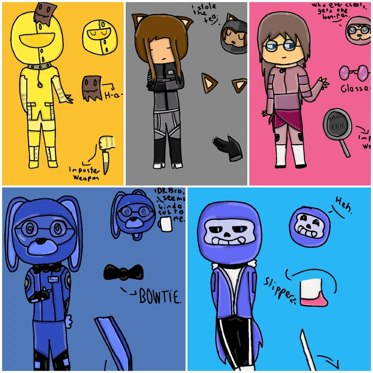 Among us fandom collage (x2) | Fandom