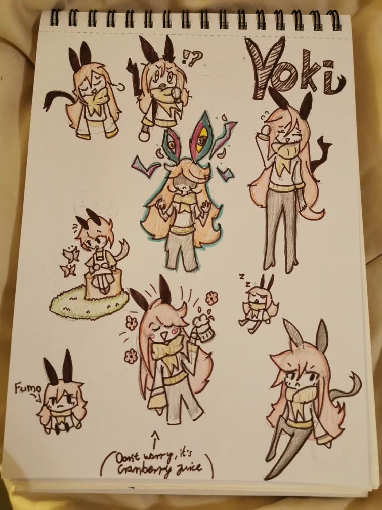 A few Yoki sketches ^^ | Fandom